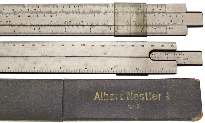 Mannheim Slide Rule Made in 1920 by Albert Nestler No.9 . - Gilai ...